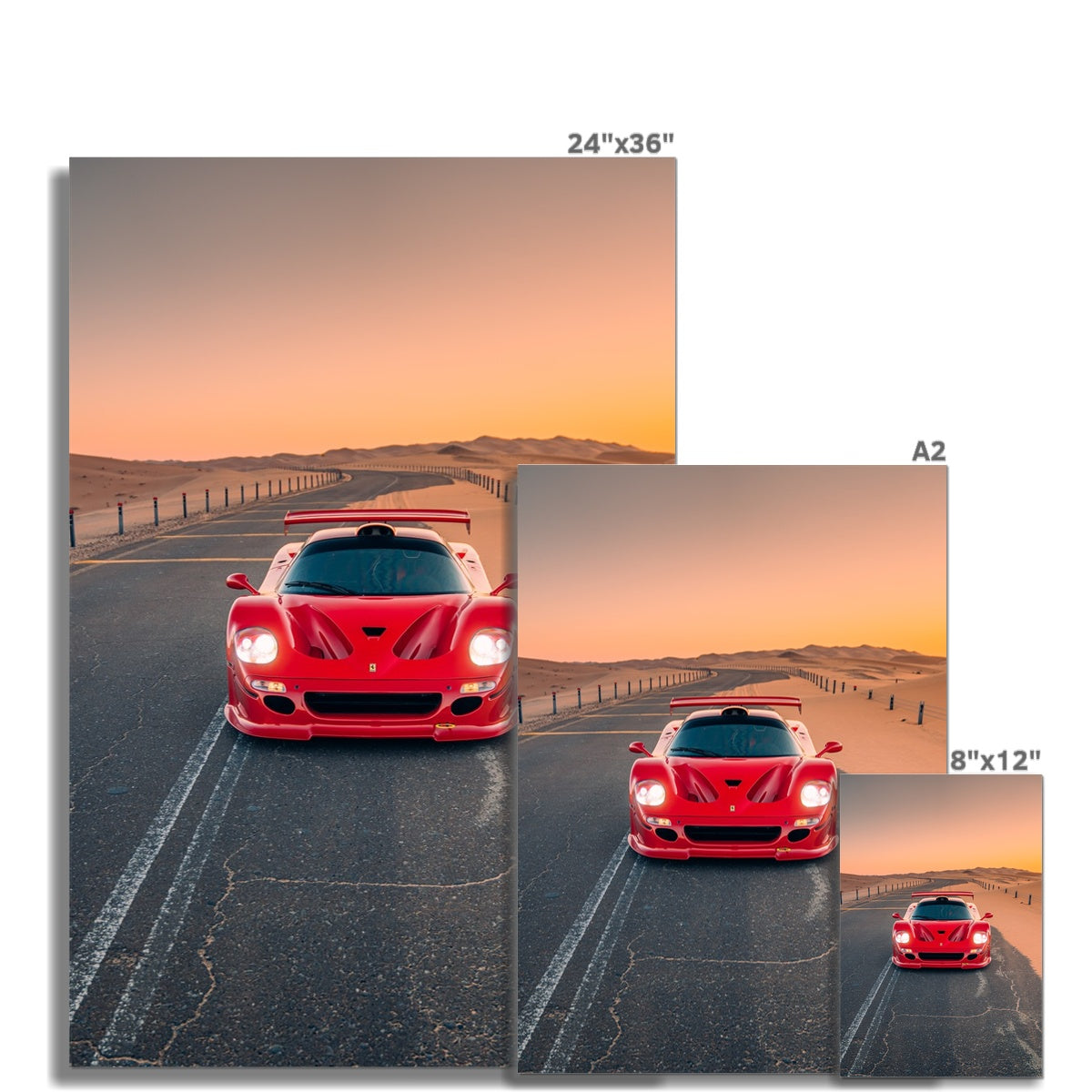 F50 GT Photo Art Print – Penfold Prints Ltd