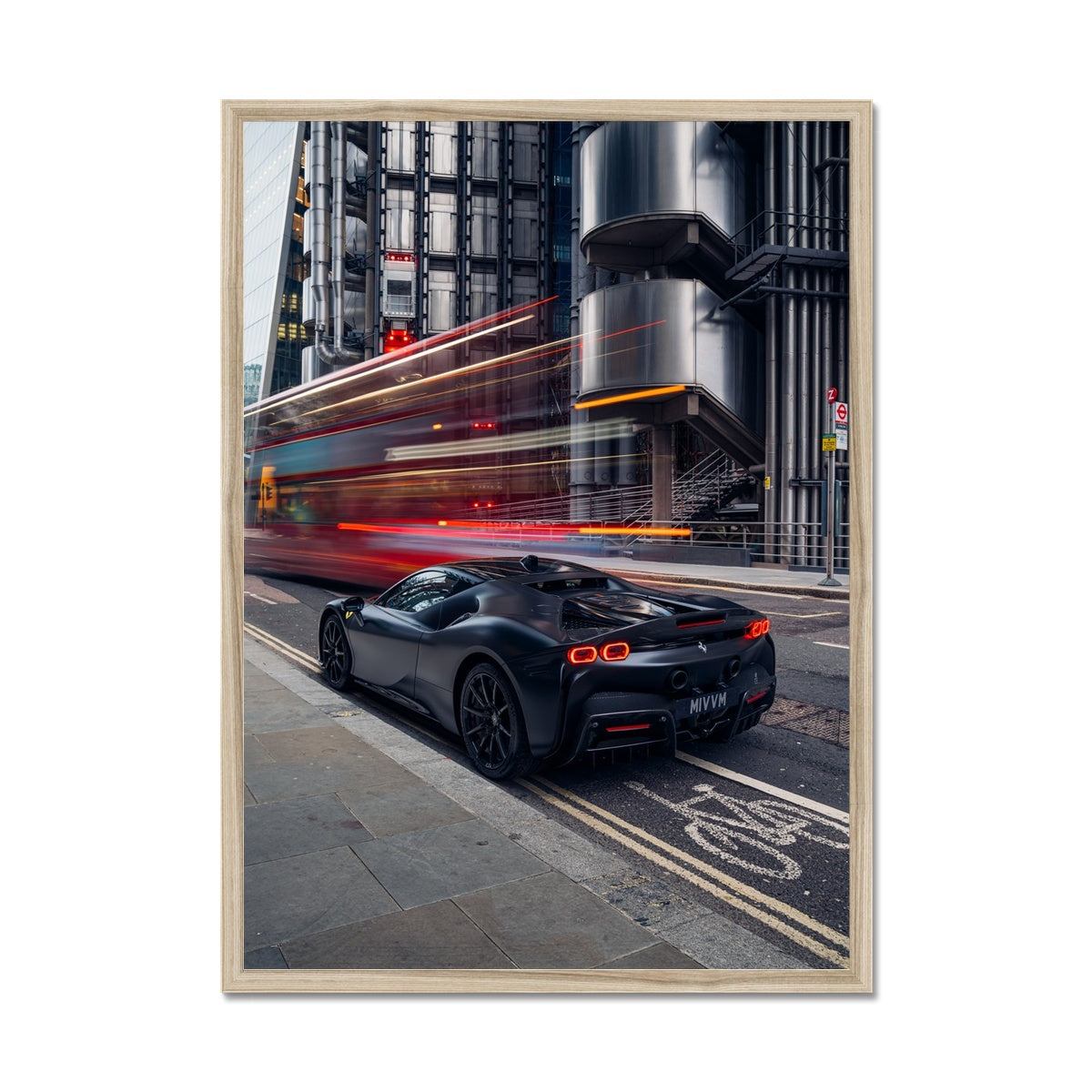 Ferrari SF90 City Framed Print – Penfold Prints Ltd